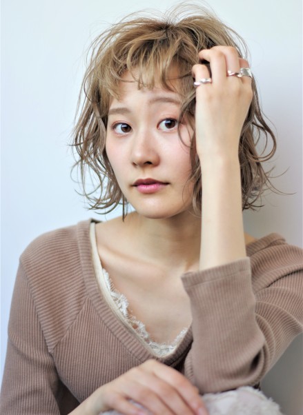 ハイトーンウェーブボブ | 名古屋の美容室 Buddy Hair【バディヘア】
