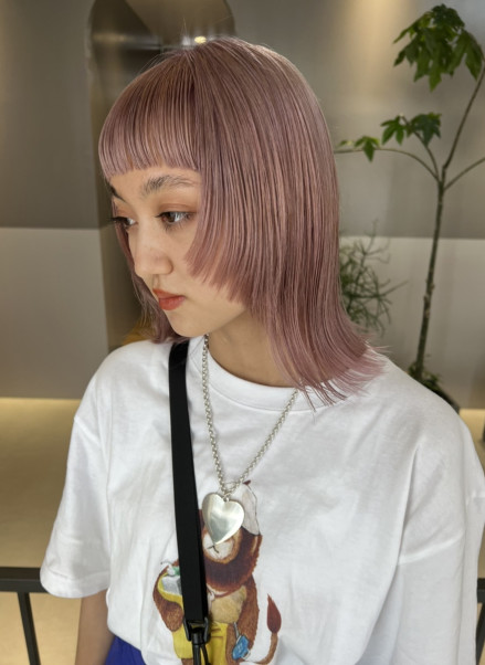 ペールピンク | 名古屋の美容室 Buddy Hair【バディヘア】